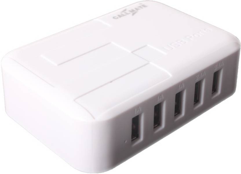 Buy Callmate 5 USB Rapid Universal Charger - White Online @ ₹679 from ...