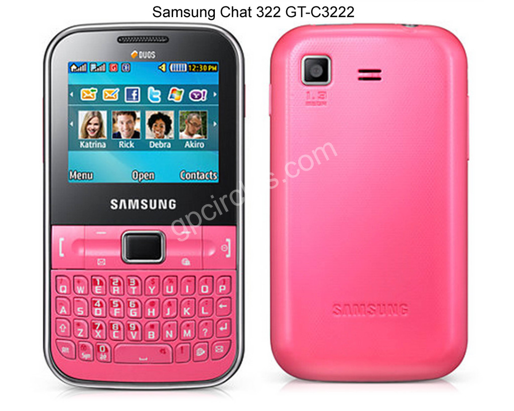 Samsung Chat C3222 Mobile Phone Housing Body Panel (Pink)