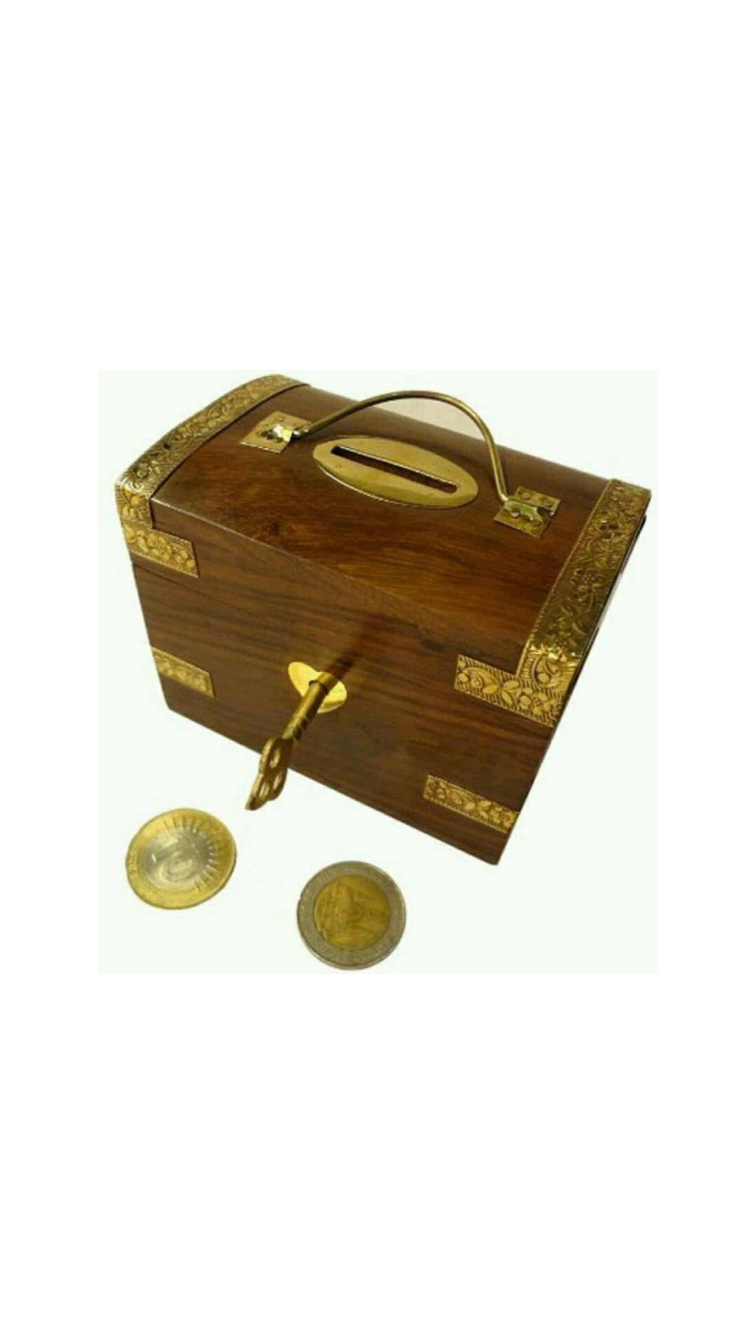 Buy Triple S Handicrafts Piggy coin Coin Bank (Brown) Online @ ₹399 ...