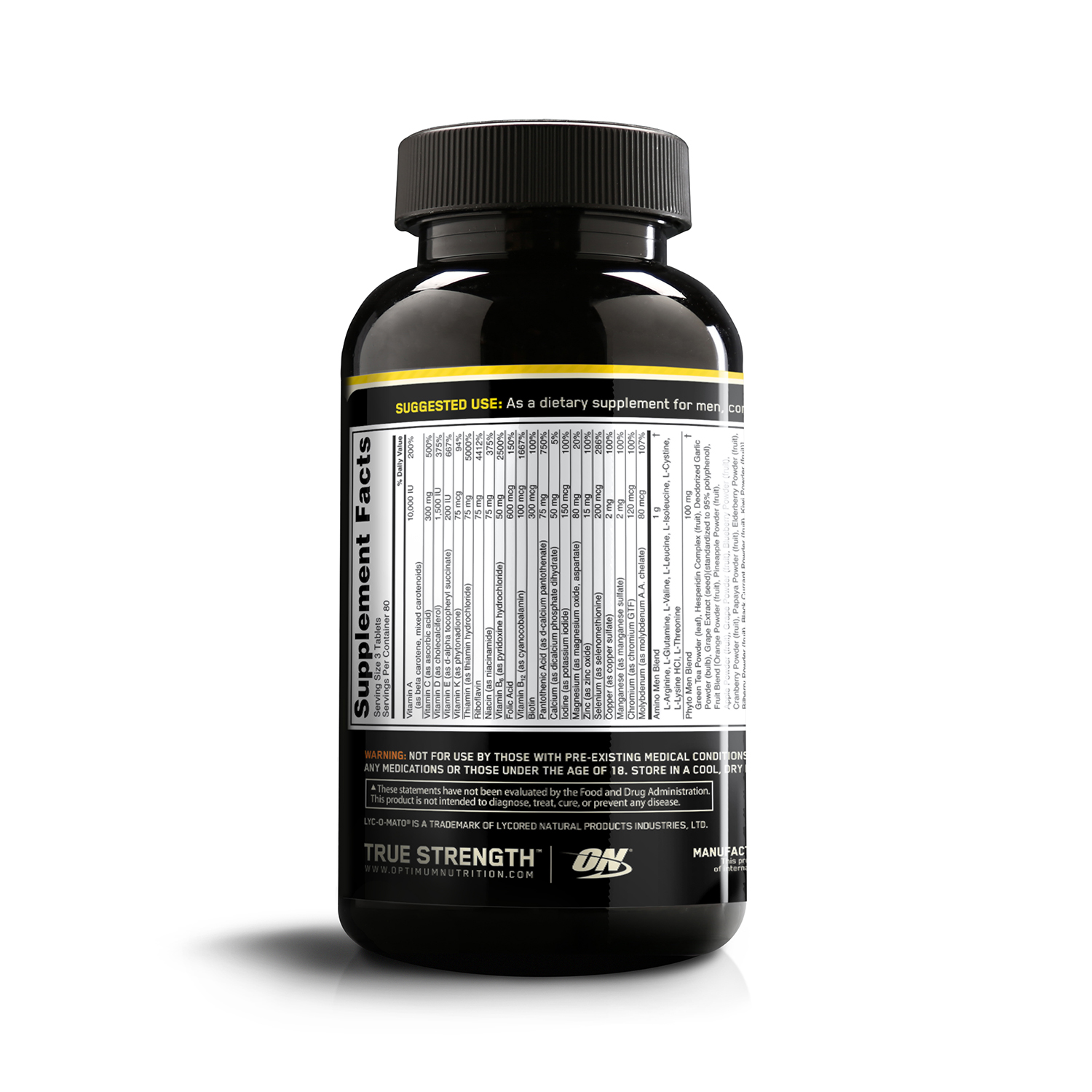 Buy Optimum Nutrition (ON) Opti-Men - 240 Capsules Online @ ₹4199 from ShopClues