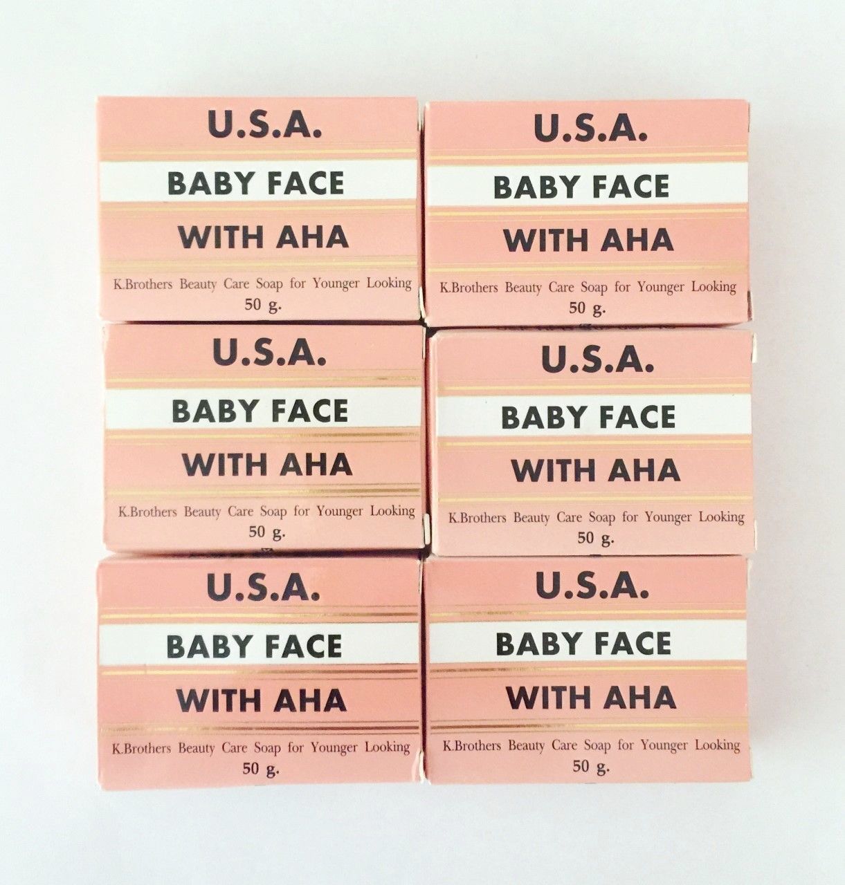 Buy K-BROTHERS USA Baby Face Original Formula AHA Skin Whitening Soap ...