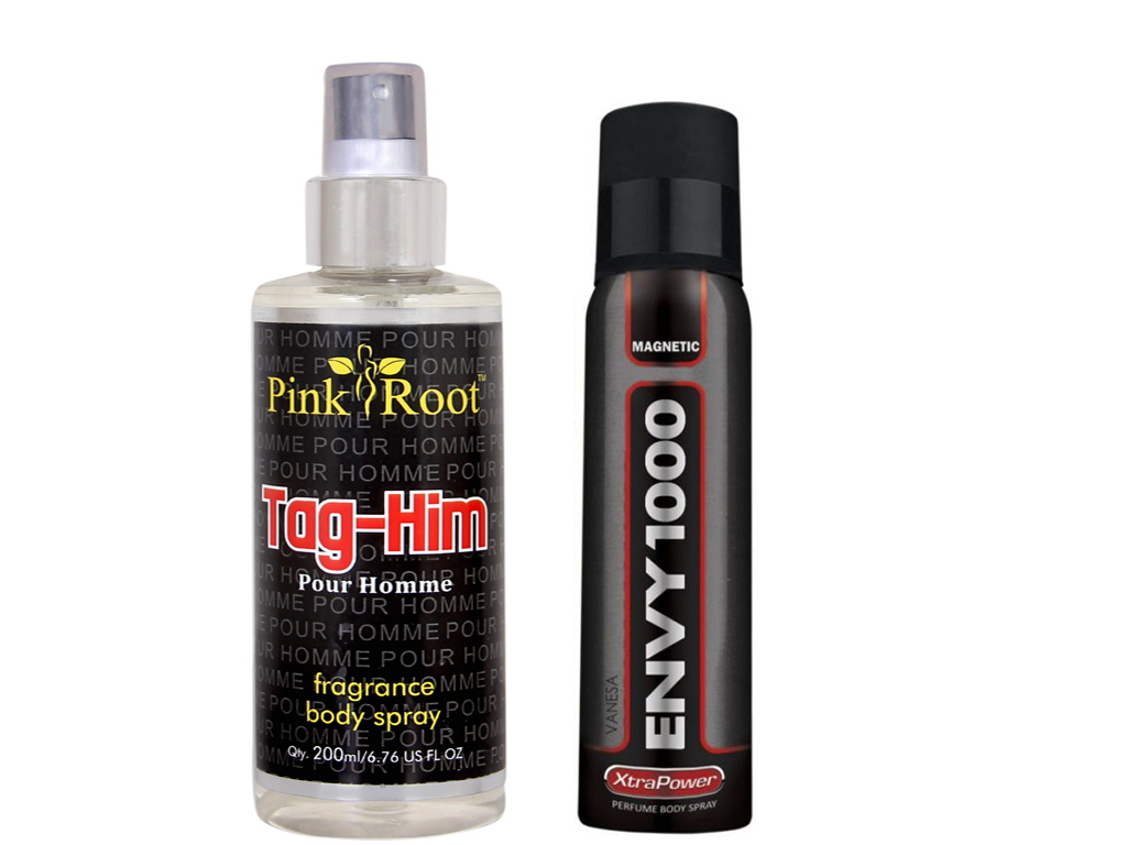 Buy Envy Magnetic Perfume Body Spray 120ml and Pink Root Tag-Him Pour ...