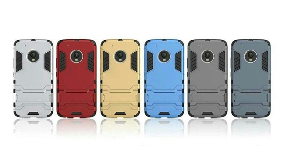 Buy Motorola Moto G5s - 5.2" inch Hard Silicon Robot Style Defender ...