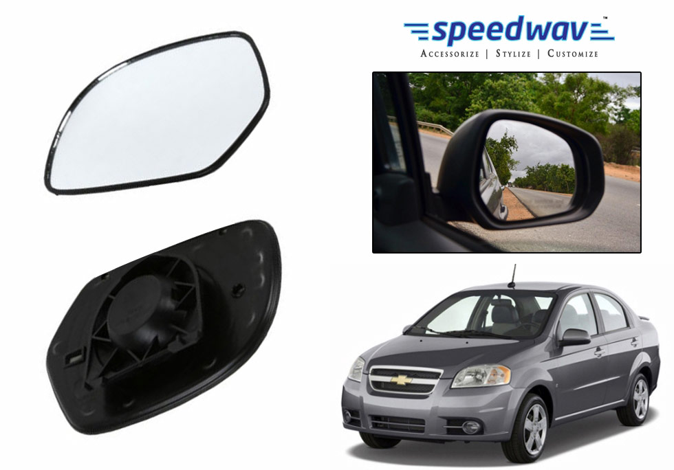 Speedwav Car Rear View Side Mirror Glass Left Chevrolet Aveo At Best