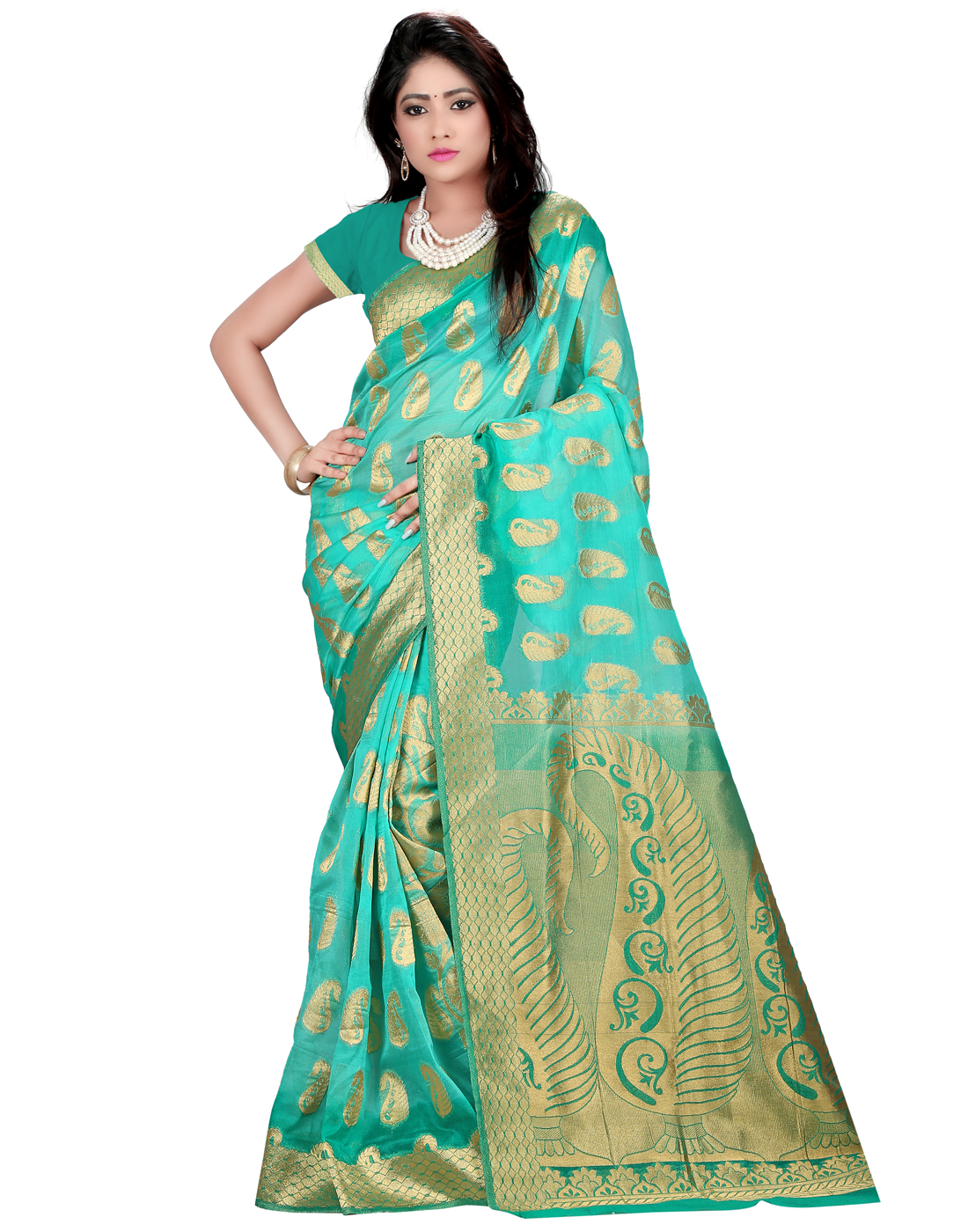 Buy Jay Fashion self design new collection in kanjivaram saree Online ...
