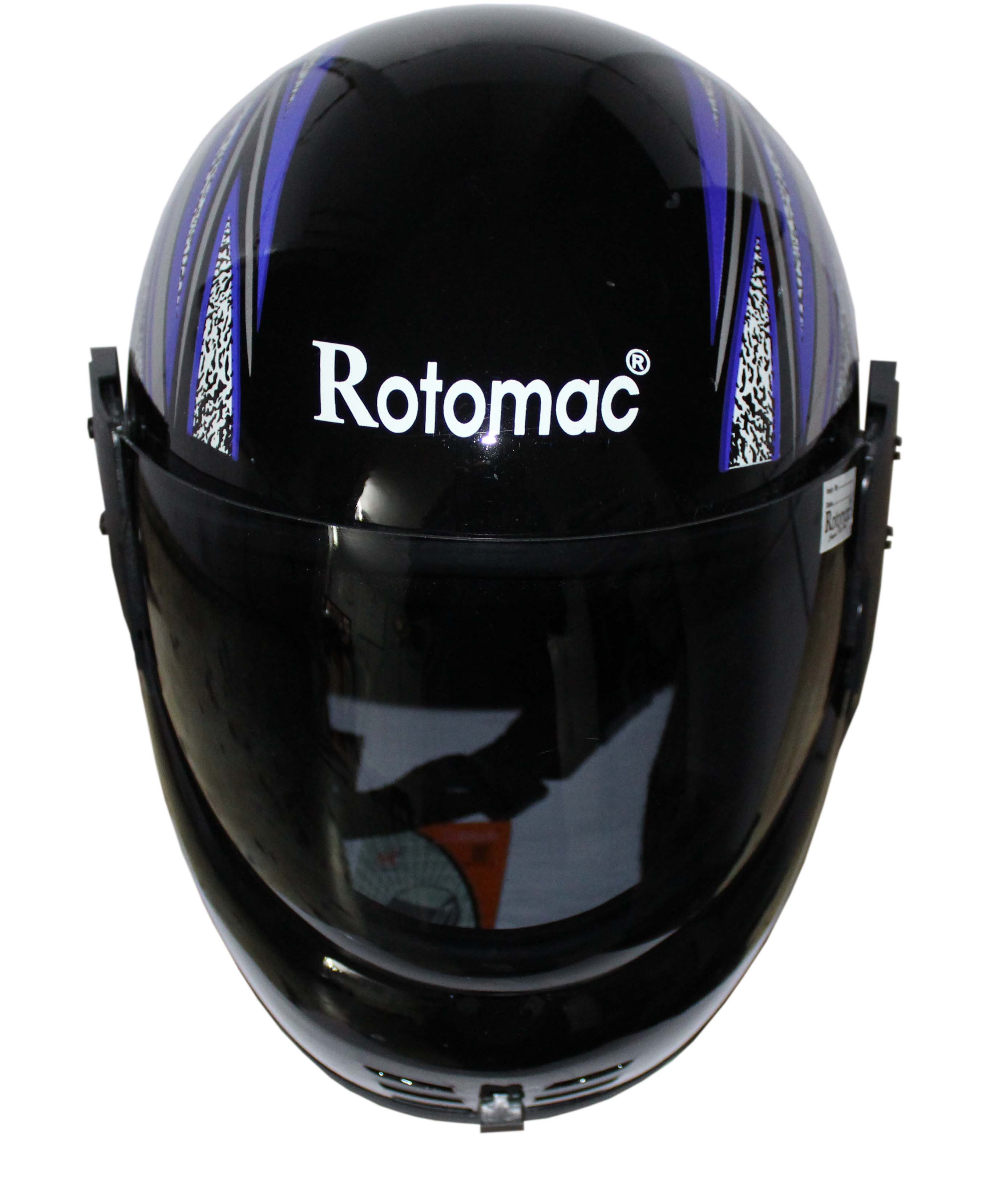 Buy Full Face ISI Mark Solid Plastic Helmet With Visor Online @ ₹499 ...