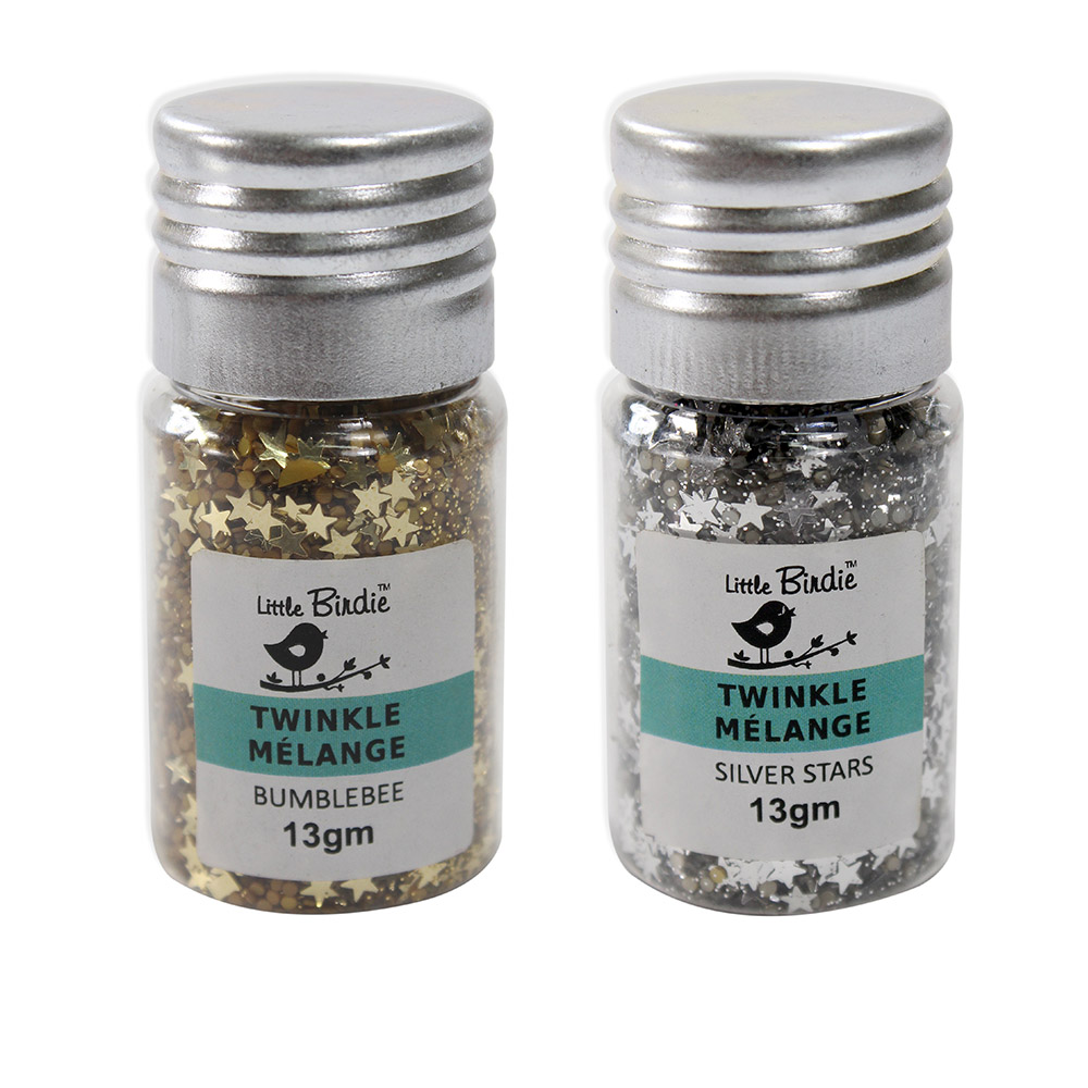 Buy Twinkle Melange, Glitter Sparkles - Bumblebee / Silver Stars Online ...
