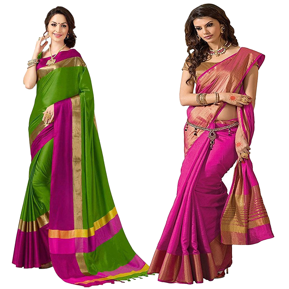 Buy Indian Beauty Women's Cotton Silk & Tussar Silk Bollywood Deigner ...