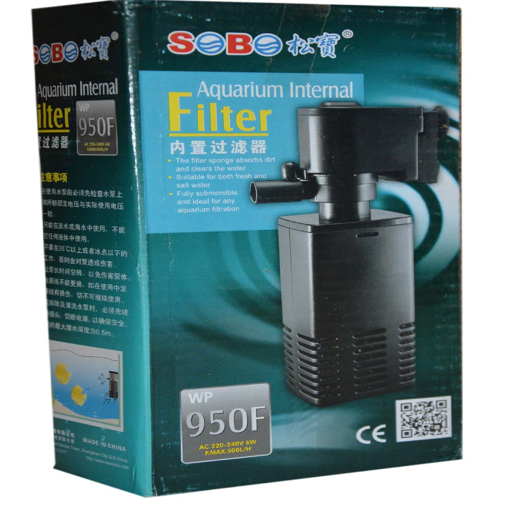 Online AQUARIUM FISH TANK SOBO AQUARIUM INTERNAL FILTER WP 950F AF008173 Prices - Shopclues India