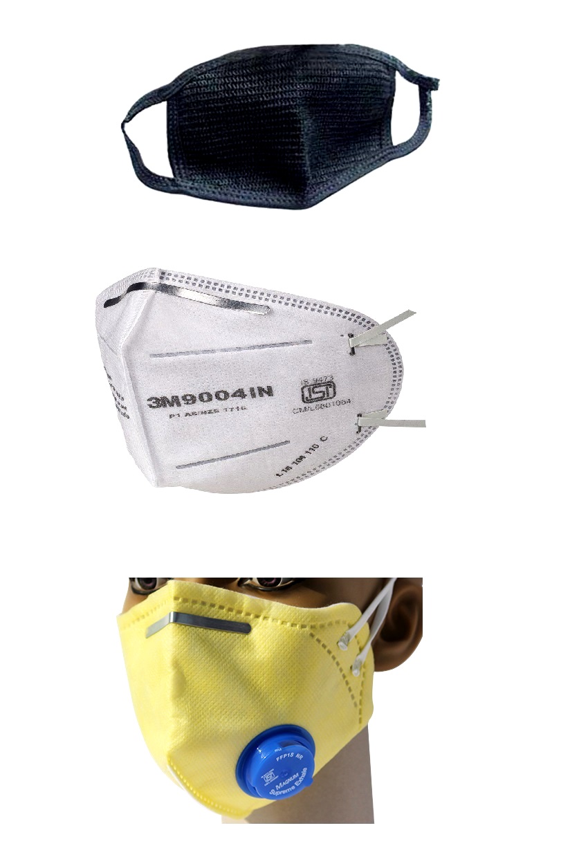 Buy 3 different Pcs - Anti Pollution Smog Dust Mask For Adults Online ...