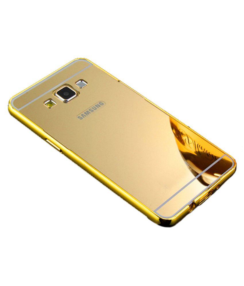 Buy Mirror Back Cover For Samsung Galaxy J5 Premium Luxury Metal Bumper ...