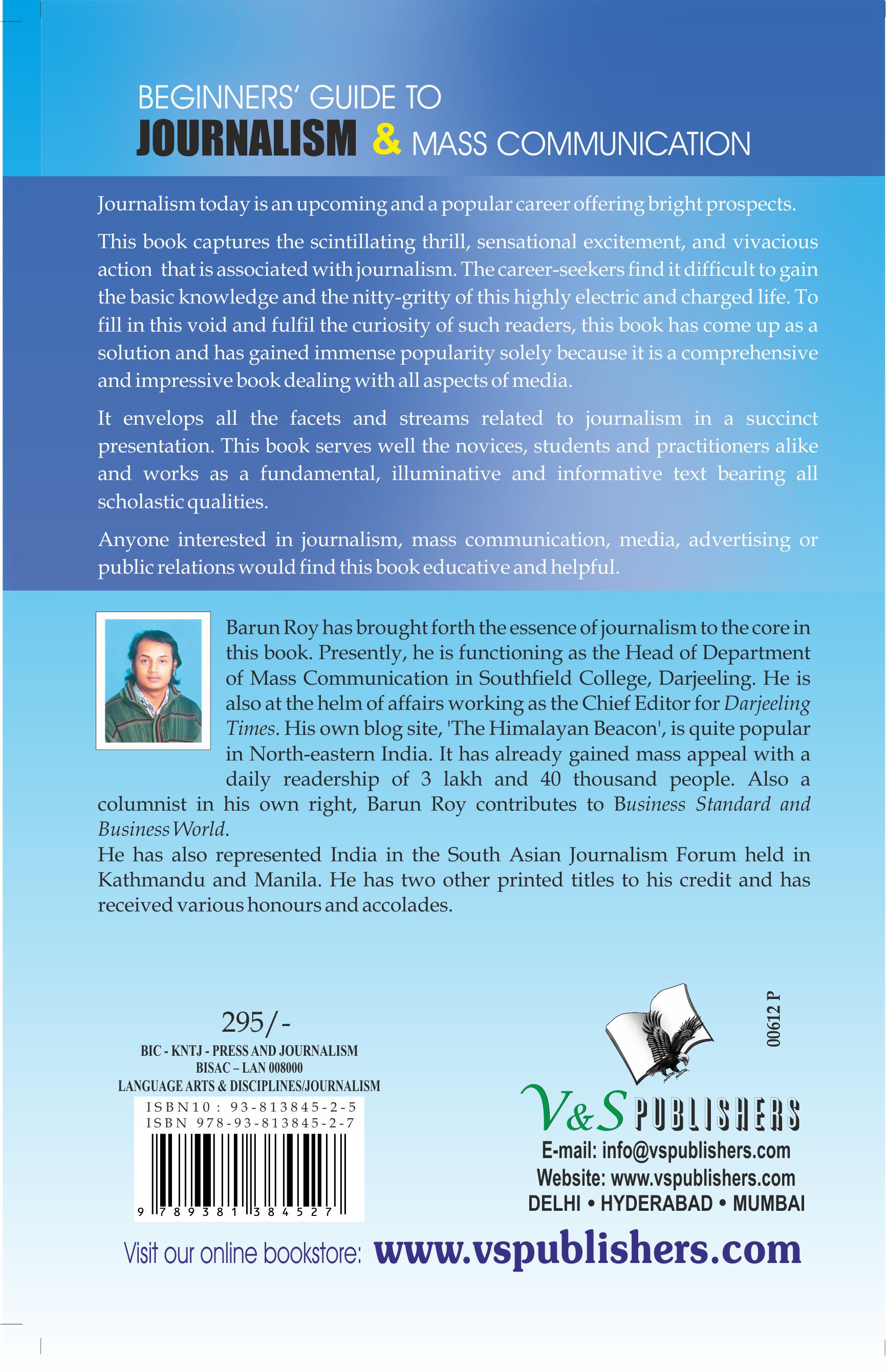 Buy Beginners Guide To Journalism Mass Communication Online @ ₹266 from ShopClues