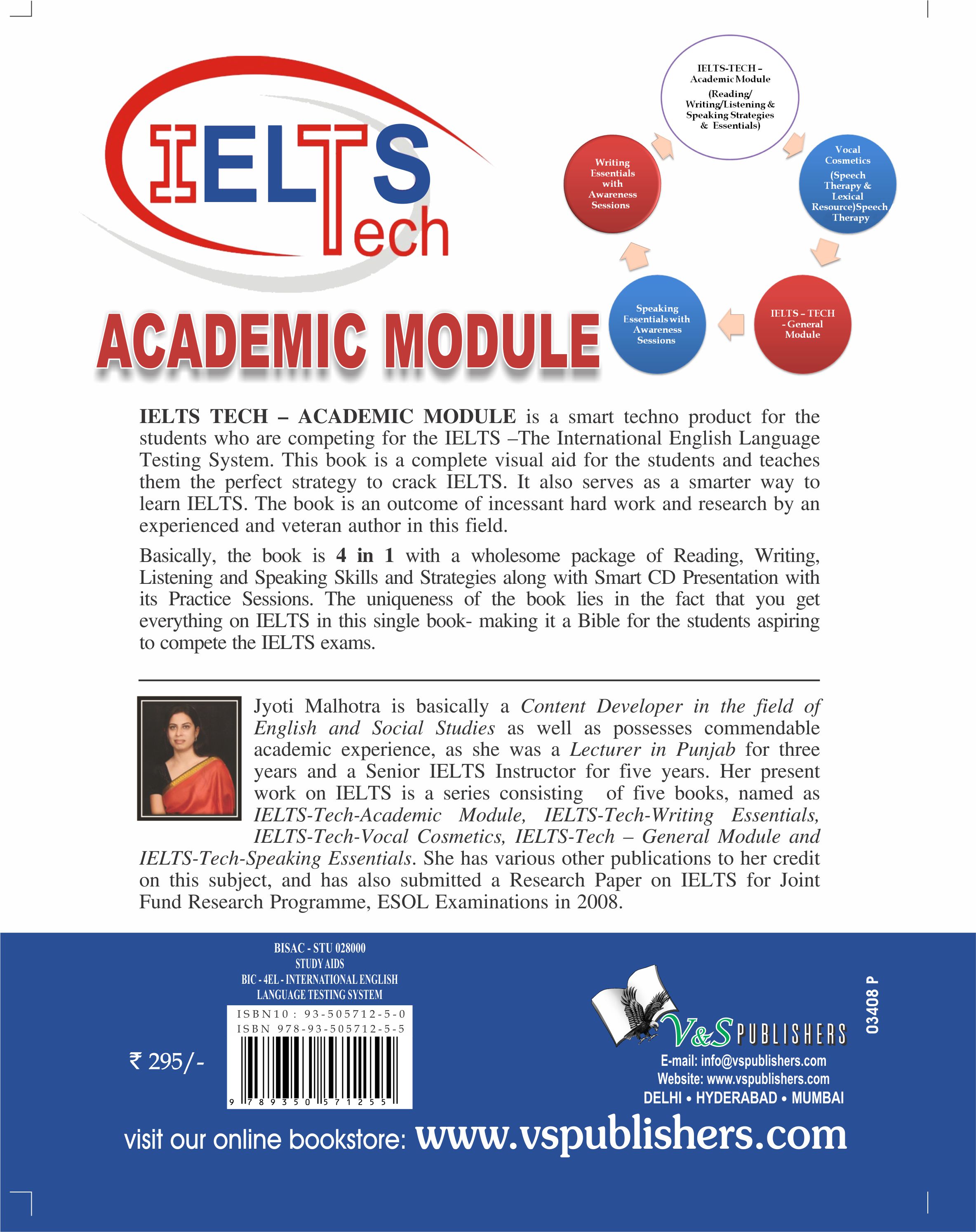 Buy IELTS - ACADEMIC MODULE (BOOK - 1) Online @ ₹266 from ShopClues