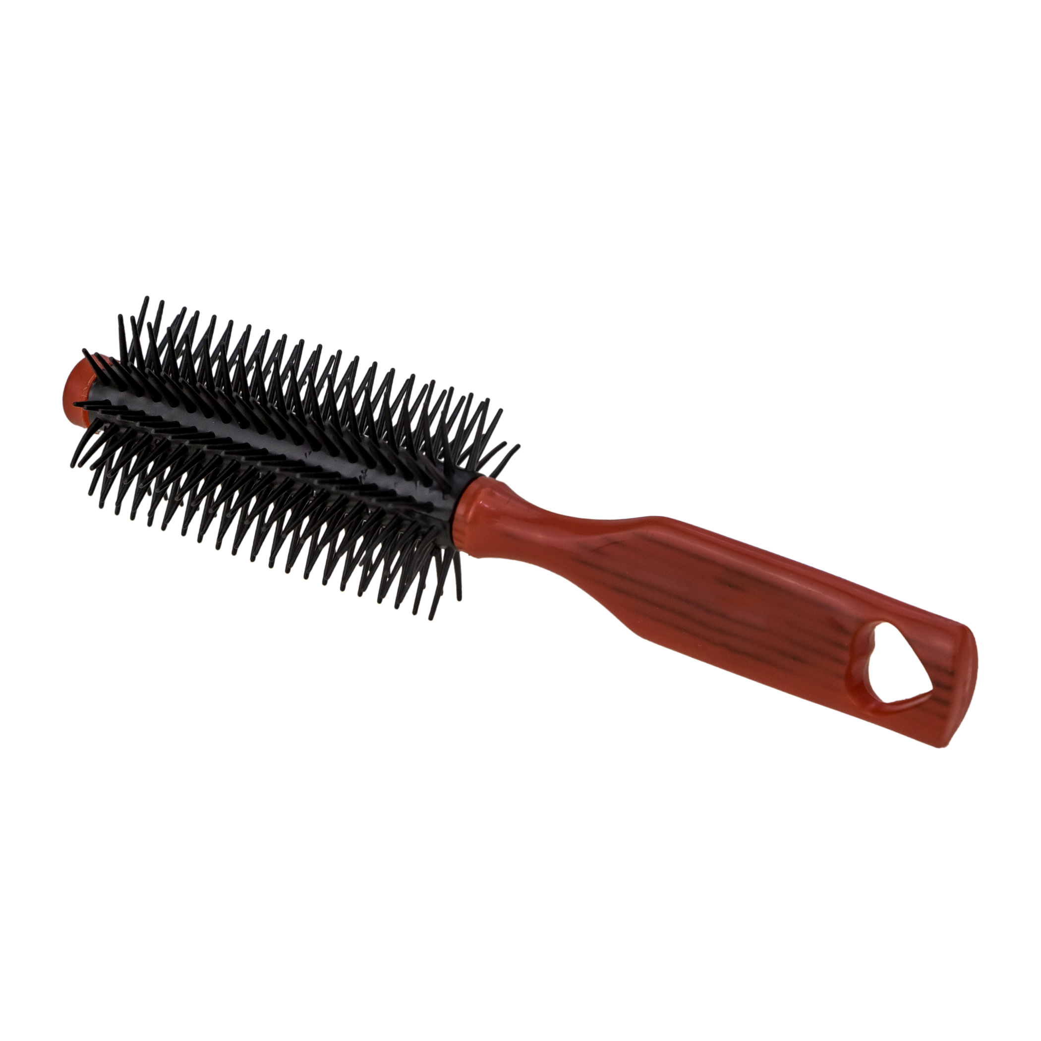 Buy AVMART Round Head Flexible Tooth Hair Roll Stright Comb Red Black ...