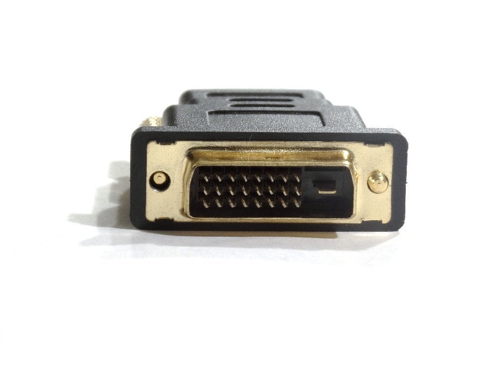 Gold Plated DVI-D Dual Link 24+1 25 Pin Male to HDMI Female Adapter ...