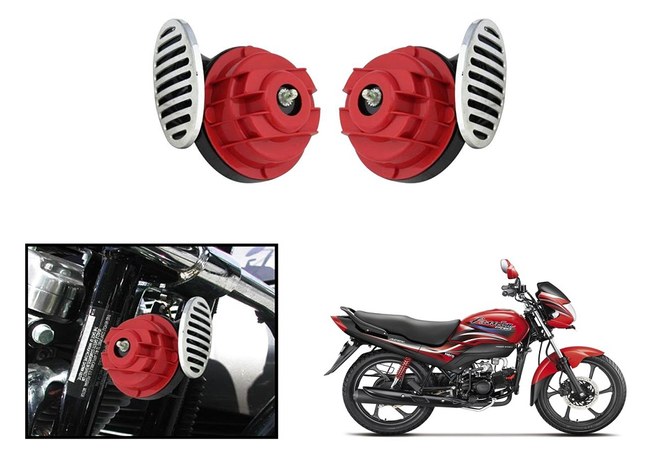 Buy Autonity Type R Super Car / Bike Horns - Set of 2- For Hero Passion ...