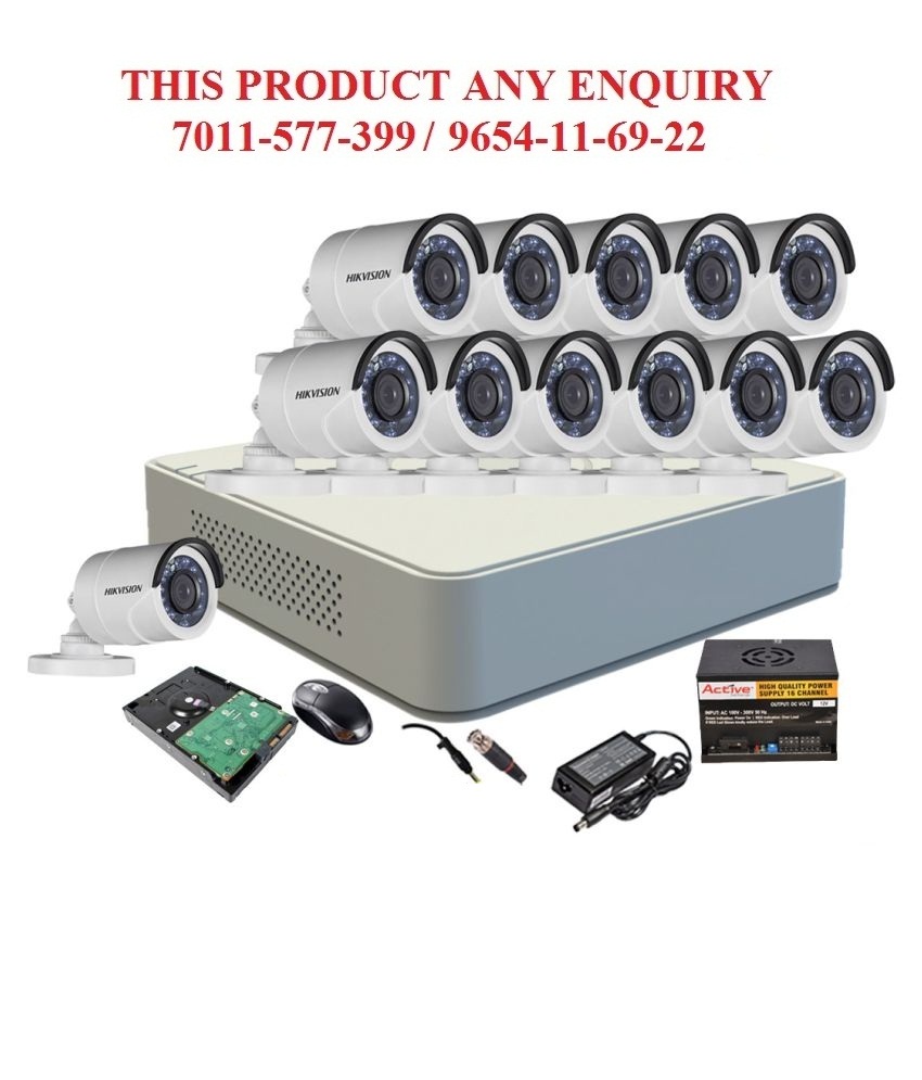 Buy Hikvision CCTV Camera 1 MP CCTV Surveillance Kit Surveillance Kit ...