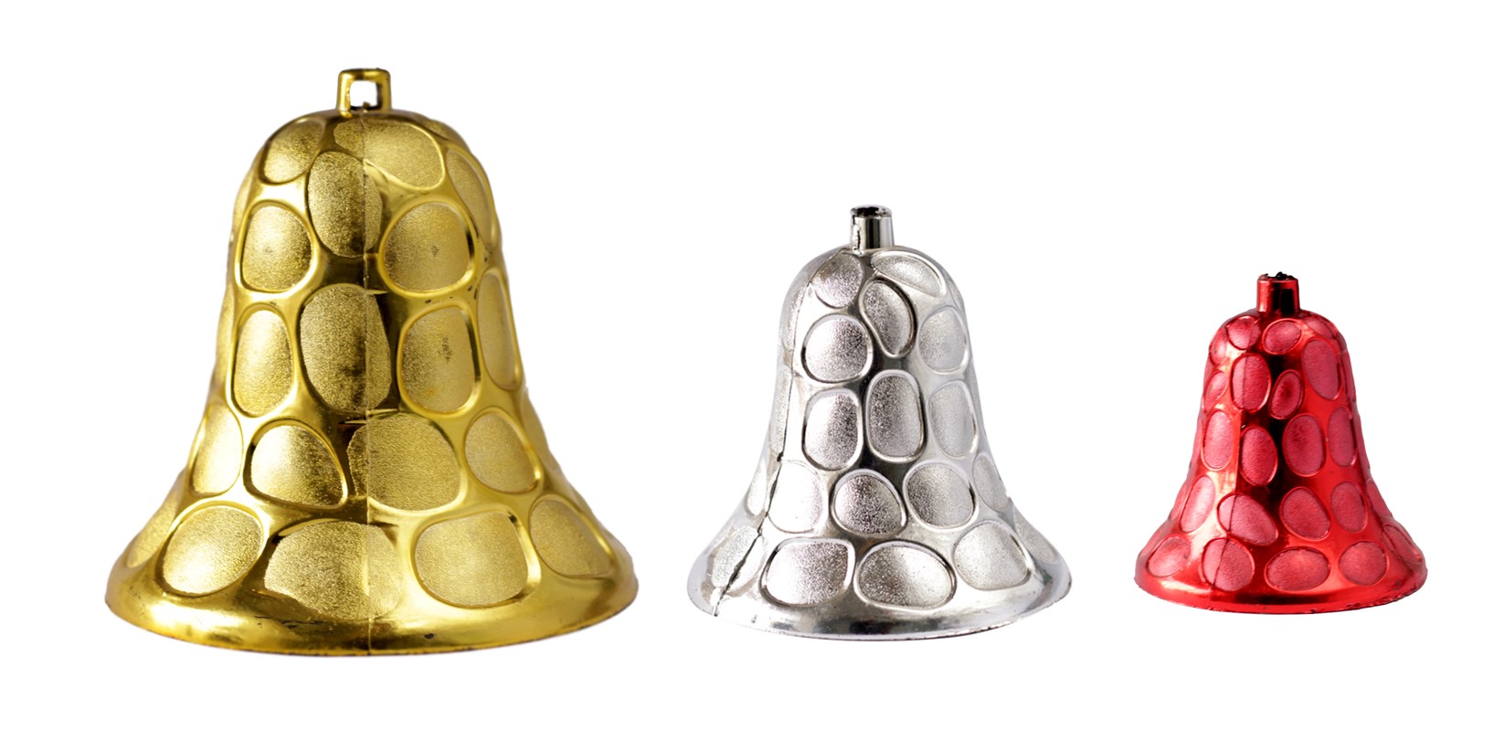 Buy Skycandle Multicolored Bells For Christmas Tree Hanging Ornament ...