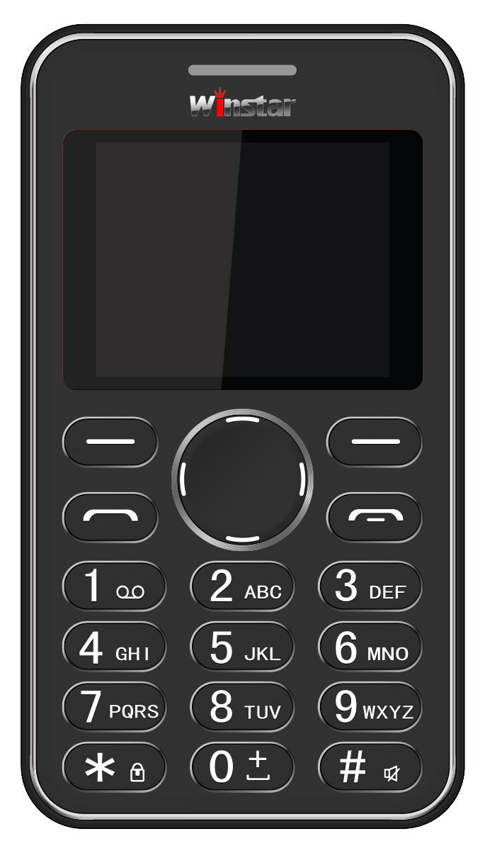 Buy Winstar C1 Card Size Phone (Dual Sim, 1.4 Inch Display, 600 Mah Non-Removable Battery ...