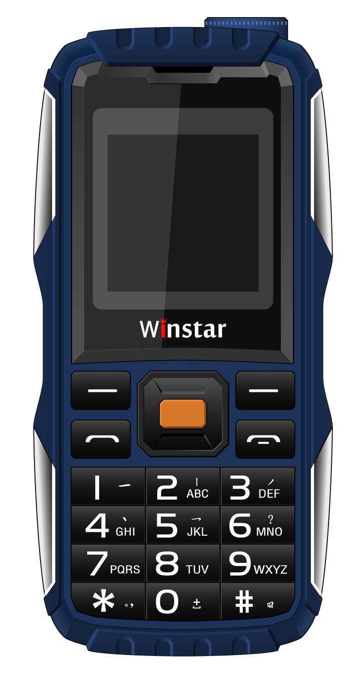 Buy Winstar W10 Feature Mobile Phone with Long Battery Life(2000 mAh Battery, 1.4 Inch Display ...