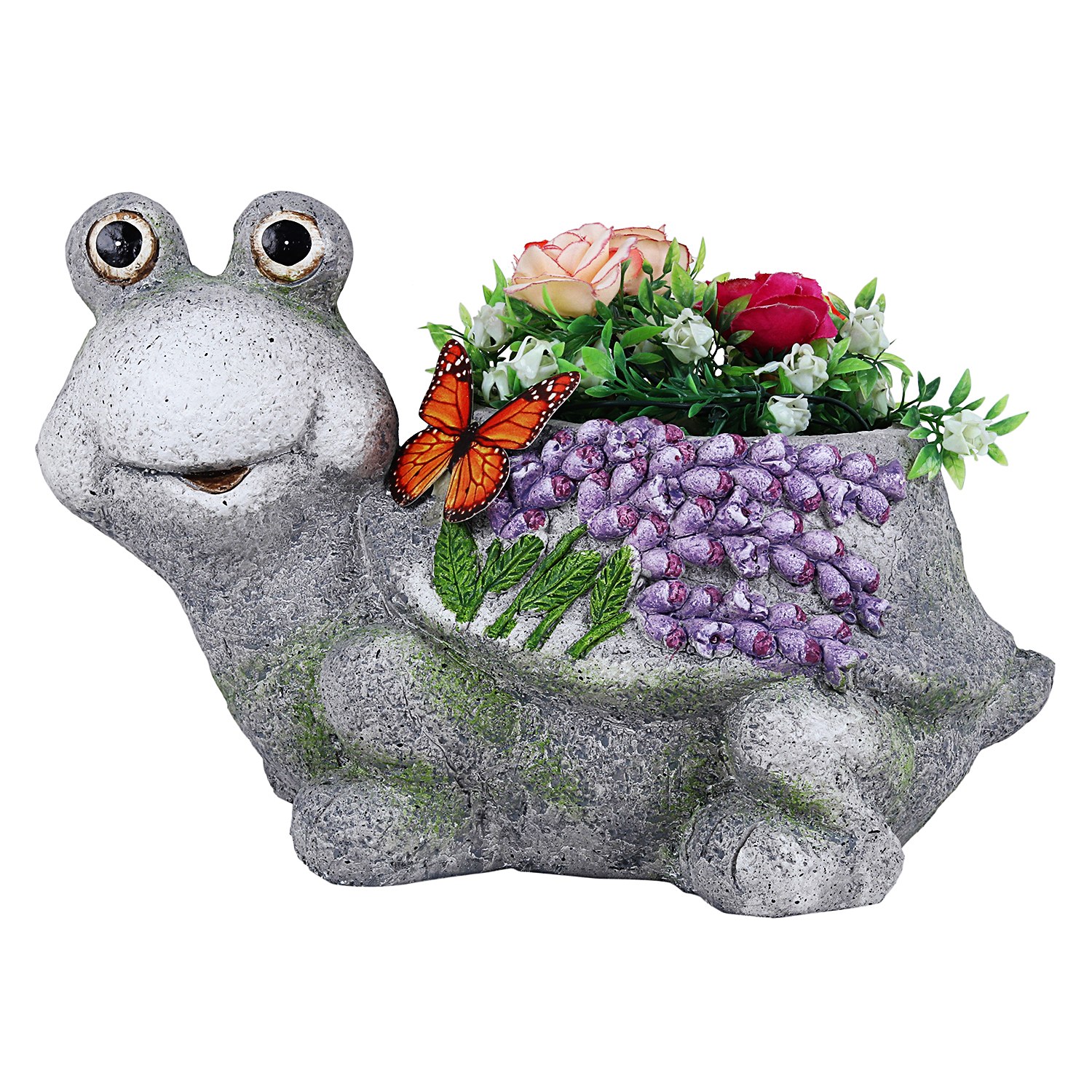 Buy Wonderland Tortoise planter made or resin, stone finish, planters ...