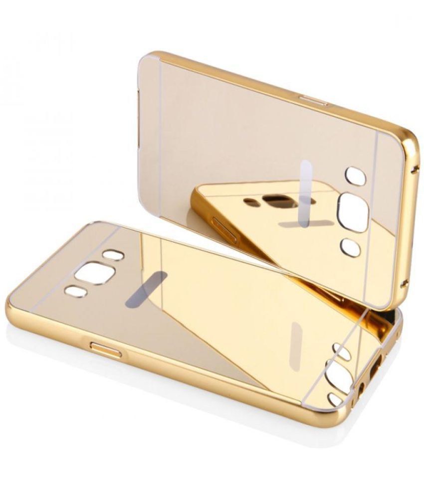 Buy Samsung Galaxy J5 Mirror Back Covers Saira - Golden Online @ ₹264 ...