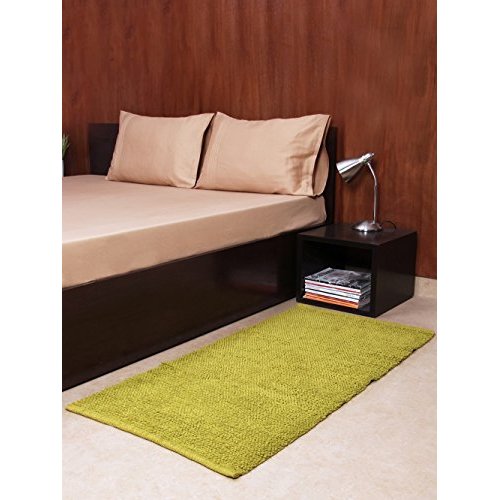 Buy House This Shrek Green 100% Cotton Chenille Floor Rug - Green ...