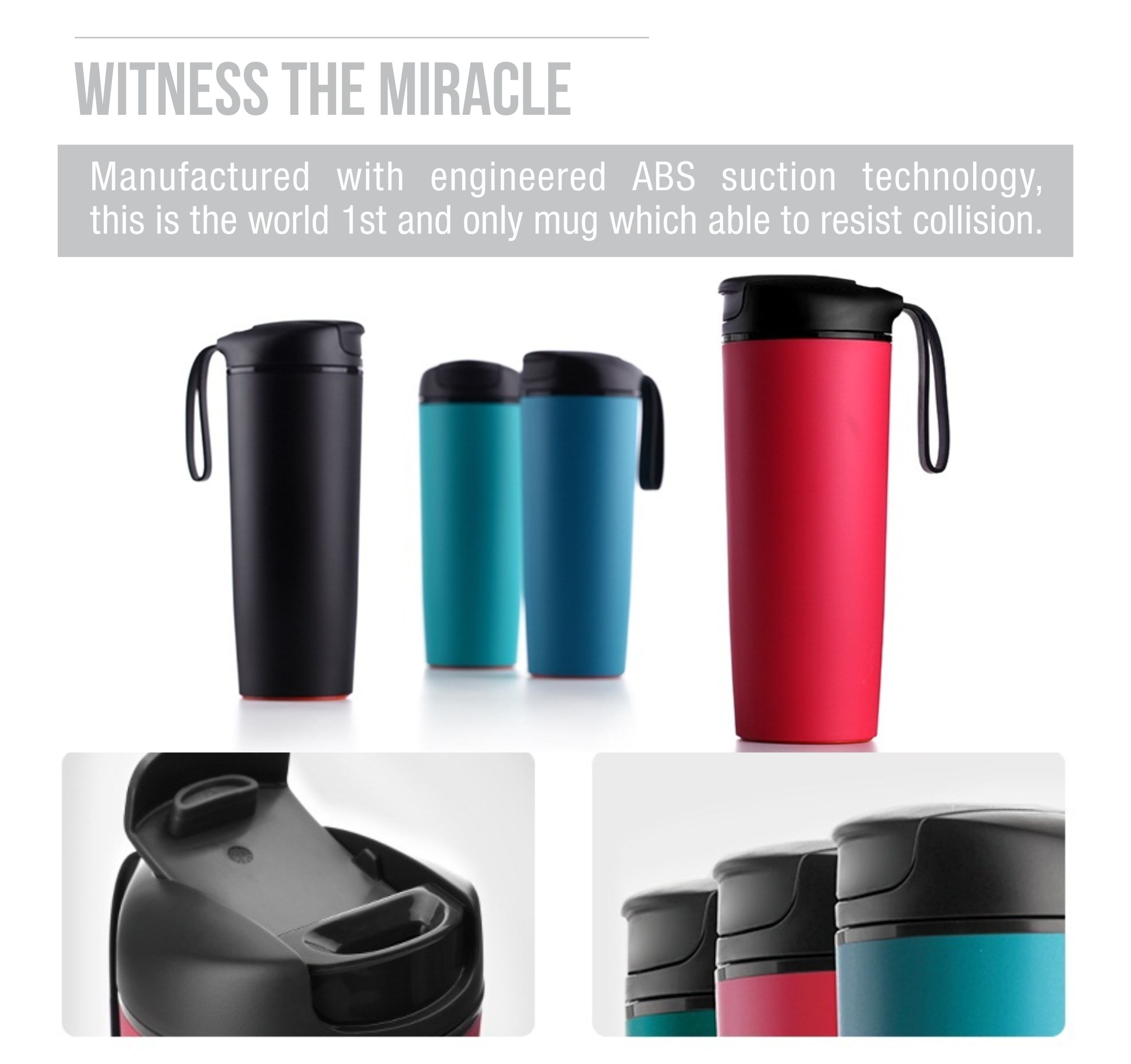 Buy TANTRA Magic Bottle Tumbler, Non-Spill Mug, Mighty Mug, Office ...