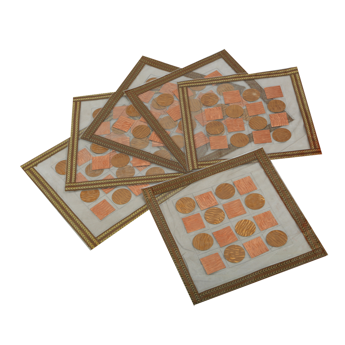 Buy Kuber Industries Bed Side Table Mat,Table Mat Set of 6 Pcs in ...