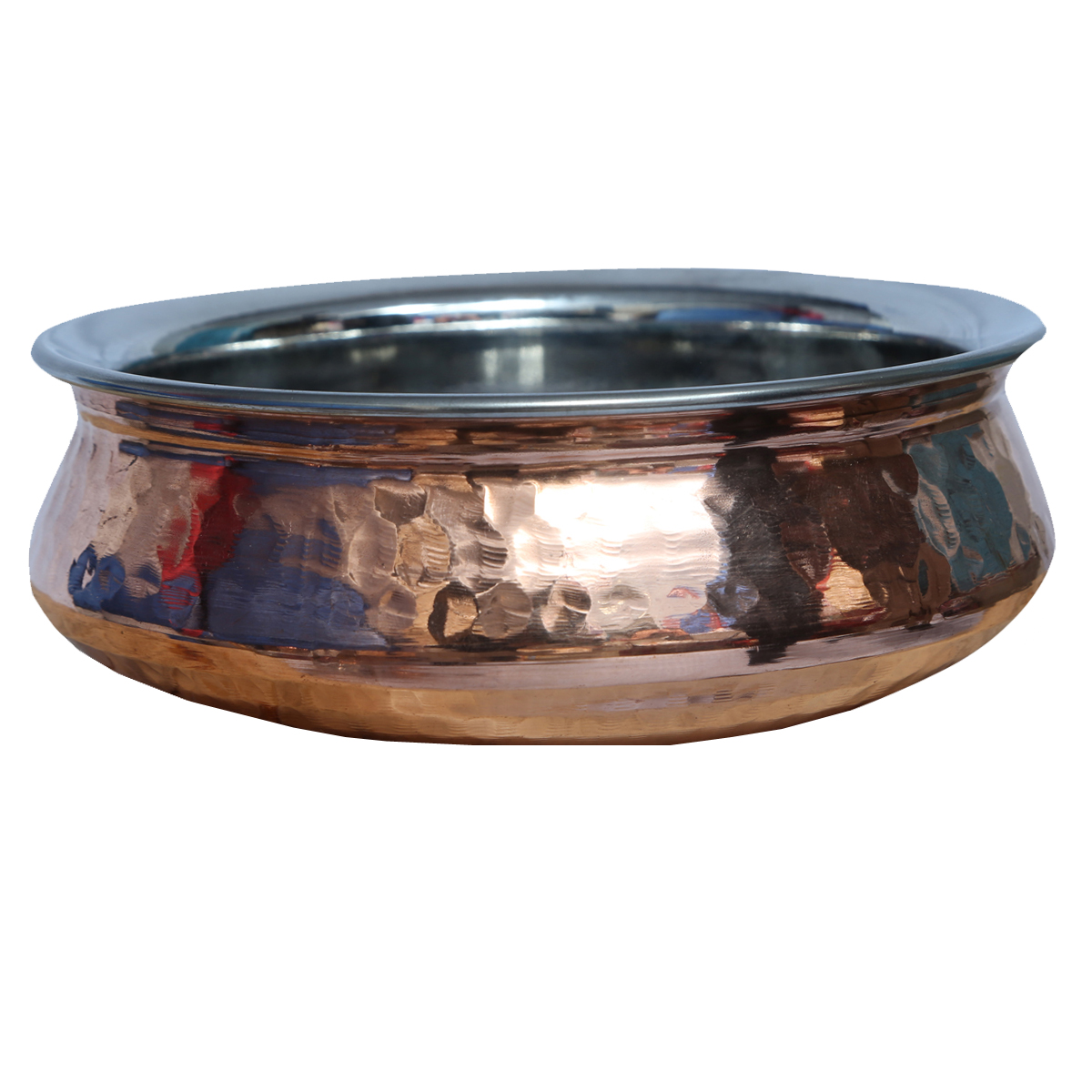 Buy Kuber Industries Handmade Hammered Copper Steel /Copper Gravy ...