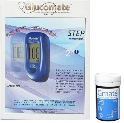 Operon Glucomate STEP Blood Glucose Monitor/Glucometer With Built in ...