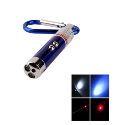 Online LASER 3 in 1 LED torch, LED flashlight blinker and Laser Pointer ...