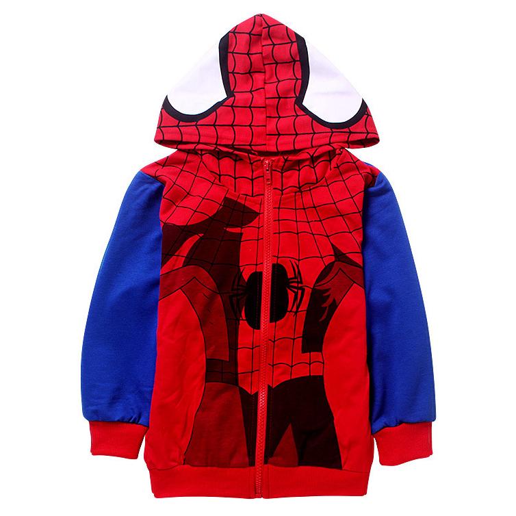 Spiderman Hoodie Jacket - Red & Blue!! In India - Shopclues Online