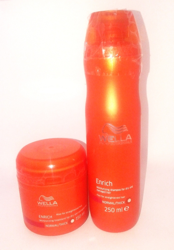 combo - wella professional Enrich (Treatment mask + Moisturising ...