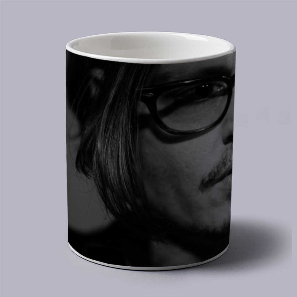 Shop Johnny Depp Black And White Coffee Mug Online - Shopclues