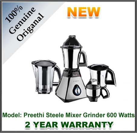 Preethi Steele Mixer Grinder