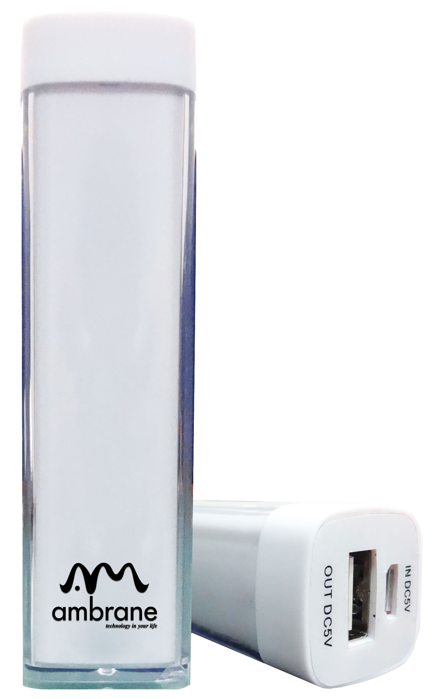 Ambrane Power BankP-222(2200 mAh ) White