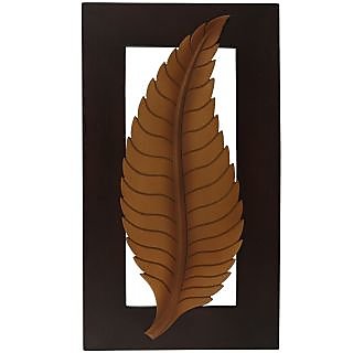 Shop Handmade Beautiful Wooden Leaf Wall Art Plaque/ Wall Hanging ...