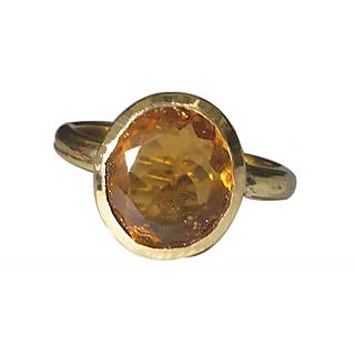 Birthstone Ring for Zodiac - Sagittarius & Pisces / Dhanu & Meen Rashi