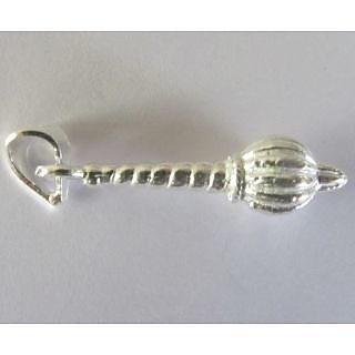 HANUMANJI GADA IN SILVER PENDANT,RELIGIOUS GIFT In India - Shopclues Online
