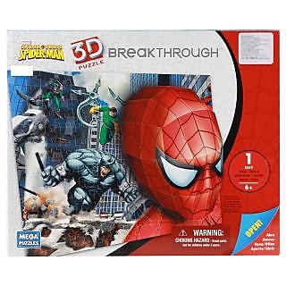 Mega Bloks Breakthrough - Spiderman 3D Puzzle (Level 1) - 112 Pieces at ...