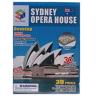 Buy Magic Puzzle - Sydney Opera House 3D Puzzle Online- Shopclues.com