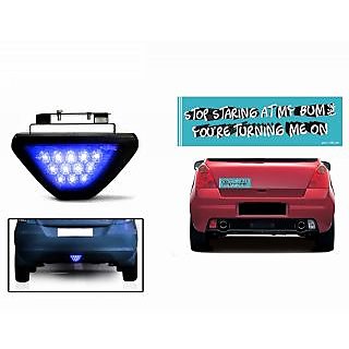 Online Combo Of Car Bumper Sticker-STOP STARING + 12 LED Brake Light ...