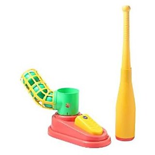 Automatic Pitcher Baseball Kids Game Plastic Toy Bat Ball for Outdoor Play