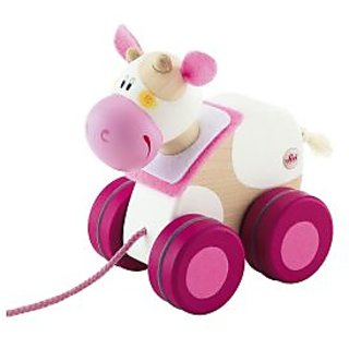 Shop Sevi Mini Pull Along Cow Online - Shopclues