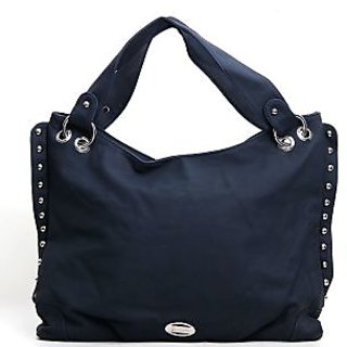 Baby Blue Studded Handbag