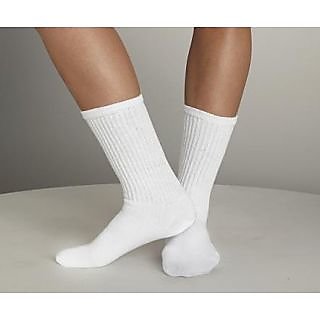SOCKS PACK OF 2 PAIRS OF PREMIUM QUALITY WHITE COLOUR