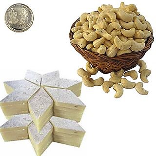 Diwali Delicious Kaju Katli n Goan Kaju 200 gm Gift Hamper -107