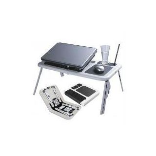 Portable Laptop Stand E Table With 2 USB Fans