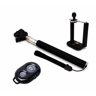 Extendable Selfie Stick Handheld Monopod With Remote Bluetooth Black ...